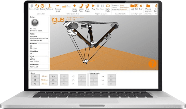 3-axis delta robot | working diameter 1,000 mm | Size: XXL